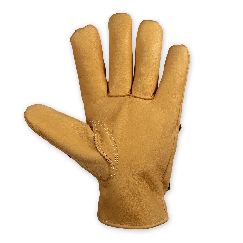 Full-grain goatskin leather